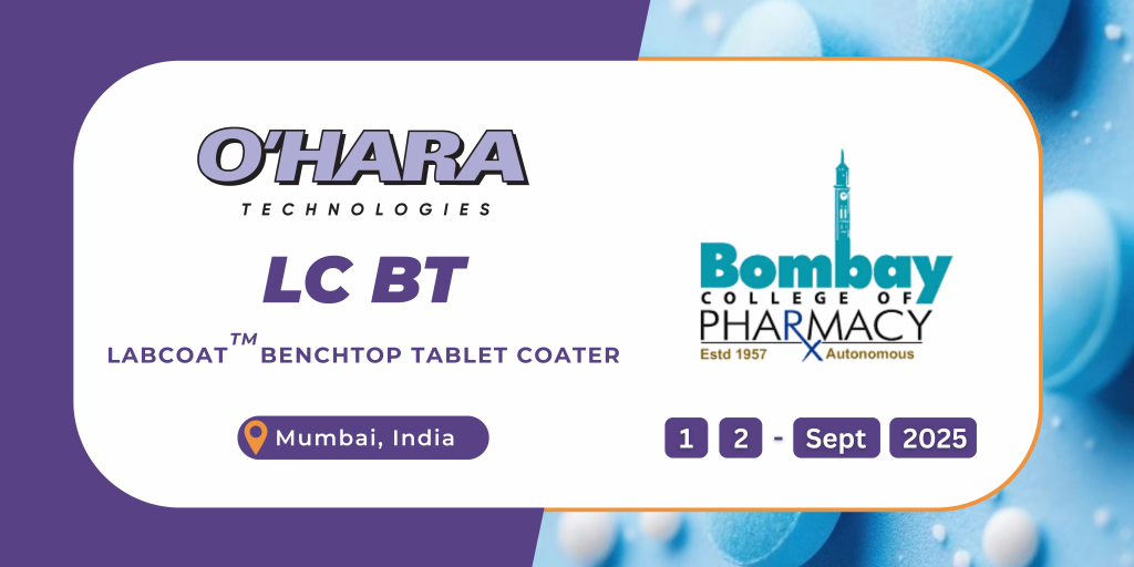 O’Hara & Bombay College of Pharmacy: R&D Tablet Coater